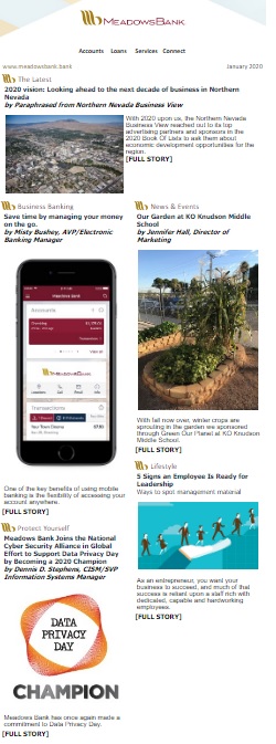 Meadows Bank Newsletter